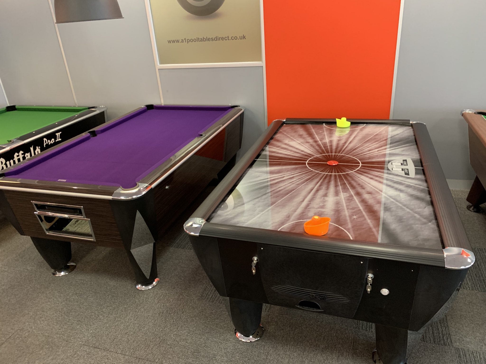 Sam Atlantic Coin-Op Pool Table - 6ft, 7ft - A1 Pool Tables Direct