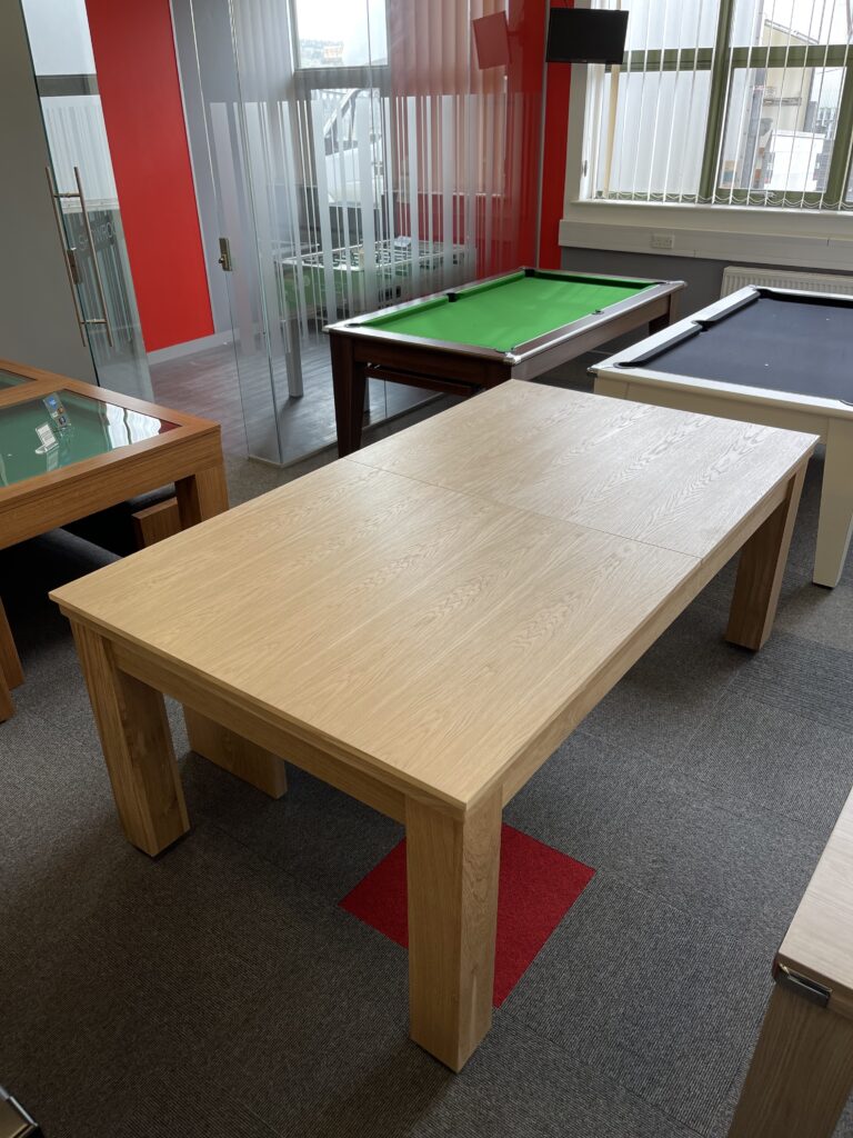 FMF - Elixir Pool Dining Table - Natural Oak - 6ft & 7ft - A1 Pool ...