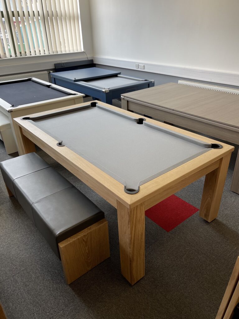 FMF - Elixir Pool Dining Table - Natural Oak - 6ft & 7ft - A1 Pool ...