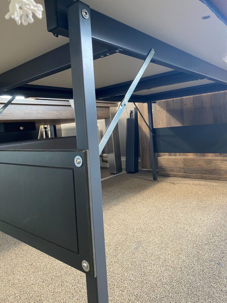 FMF - Deluxe Folding Leg Pool Table - Black Stealth Green Cloth - 6ft ...