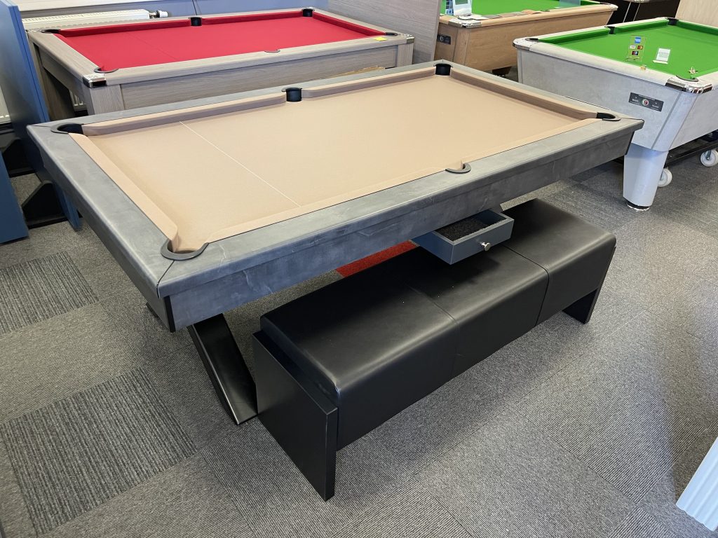 FMF - Elixir Distressed Oak Pool Dining Table - A1 Pool Tables Direct