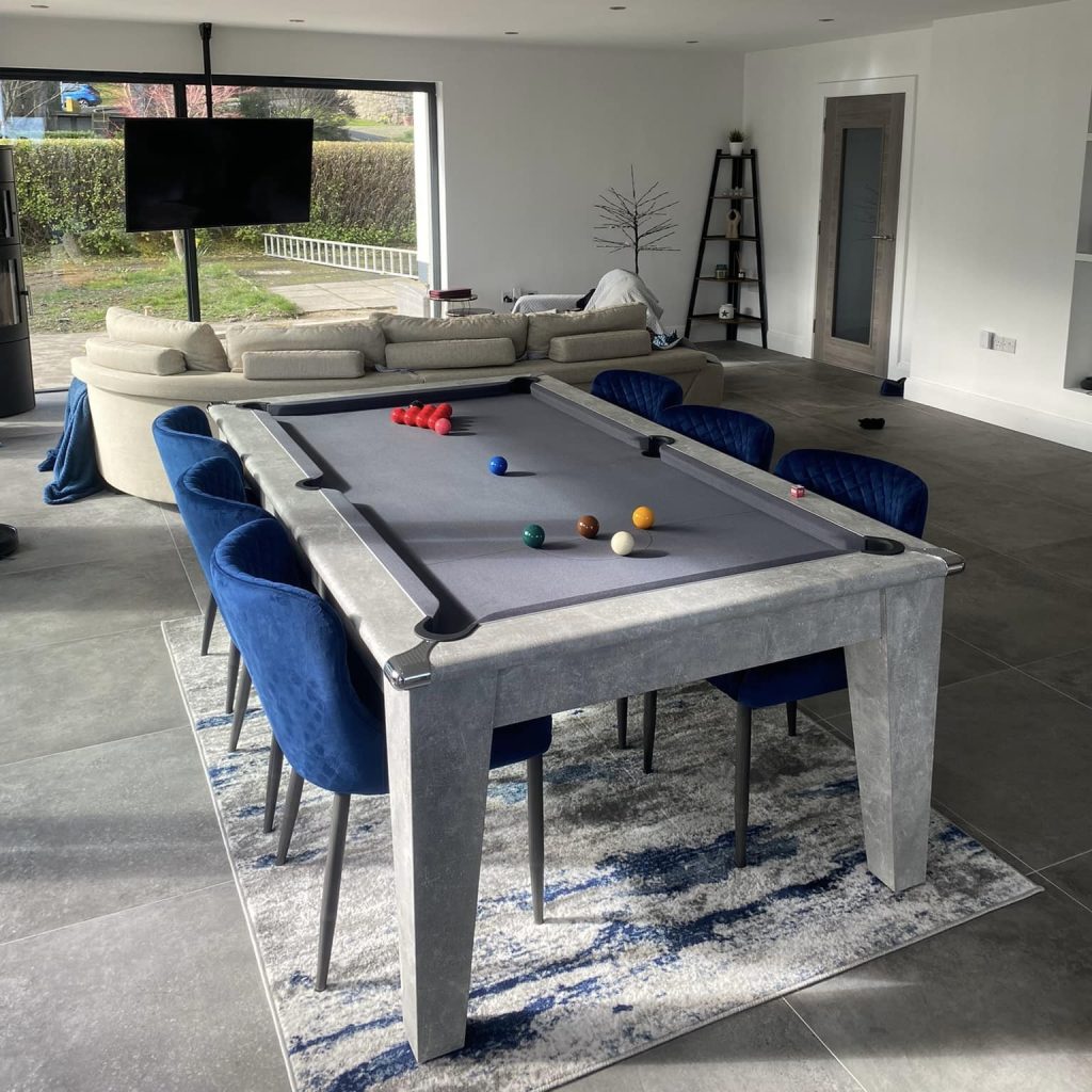 Classic Pool Dining Table - Italian Grey - 6ft & 7ft - A1 Pool Tables ...