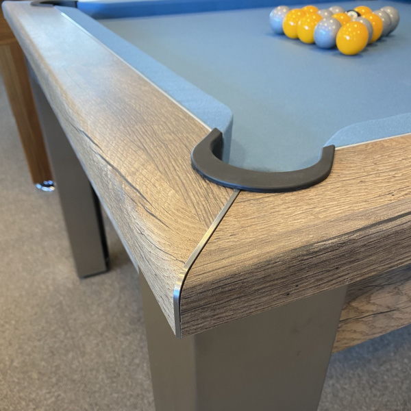 FMF - Elixir Distressed Oak Pool Dining Table - A1 Pool Tables Direct